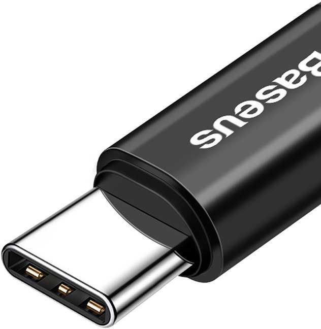 Baseus Spring-loaded USB-C cable 1m 2A (Juodas), modelis - CATSR-01 ...