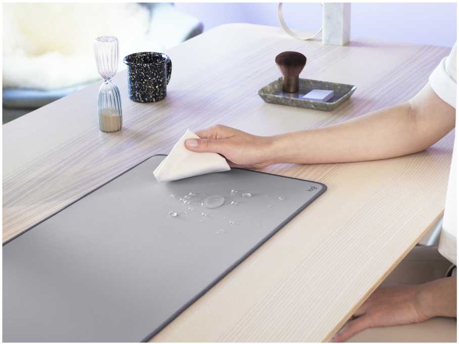 Pelės kilimėlis LOGITECH Desk Mat Studio Series, Pilkos spalvos ...