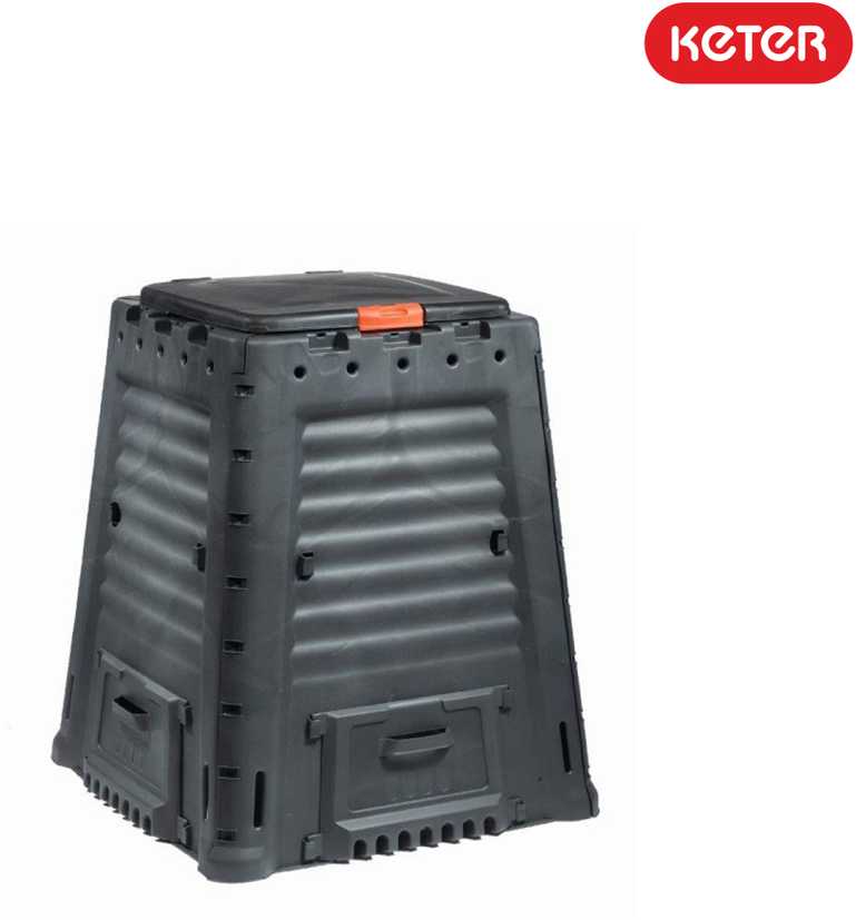 Keter MEGA-COMPOSTER komposto dėžė 650 L, modelis - ‎17184214, žema ...