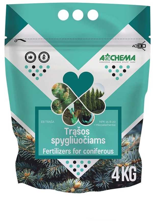 Trąšos spygliuočiams, 4kg, žema kaina | Varle.lt