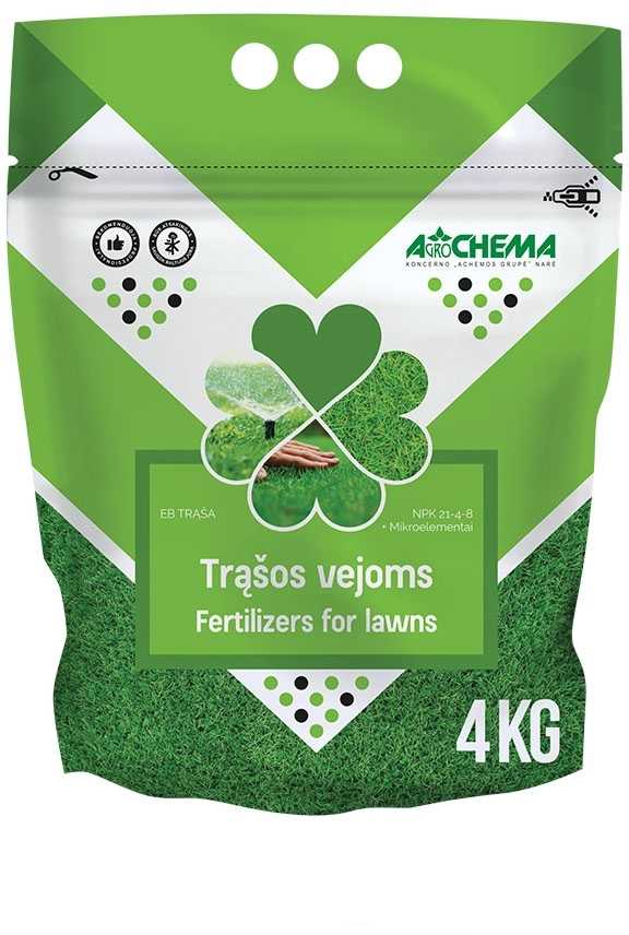 Trąšos vejoms, 4kg, žema kaina | Varle.lt