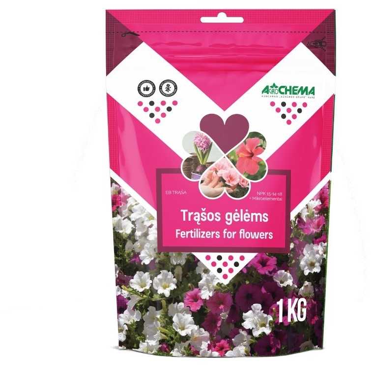 Universalios trąšos gėlėms, 1kg, žema kaina | Varle.lt