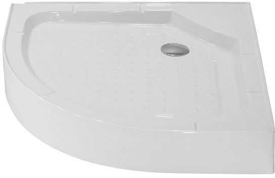 Dušo kabinos padas OCEAN 90x90, baltas pusapvalis, žema kaina | Varle.lt