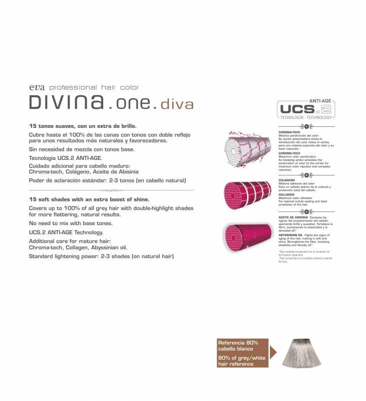 EVA Professional DIVINA One Diva plaukų dažai 9.32 Veronica Lake, žema kaina | Varle.lt