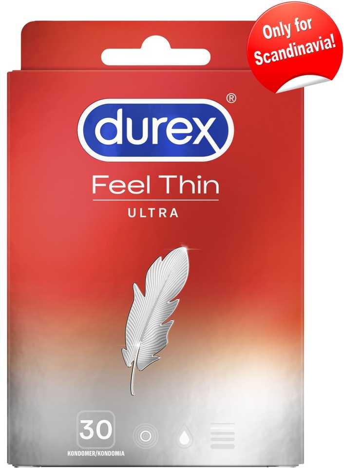 Durex Feel Ultra Thin 30 vnt. dėžutė, modelis - ODR010A, žema kaina ...