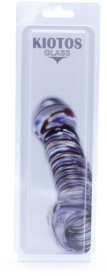 Kiotos Glass Glass Dildo Clear Curve, žema kaina | Varle.lt