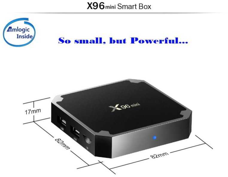 X96 mini Android 11 TV BOX - 2 / 16 GB QuadCore S905W IPTV imtuvas ...