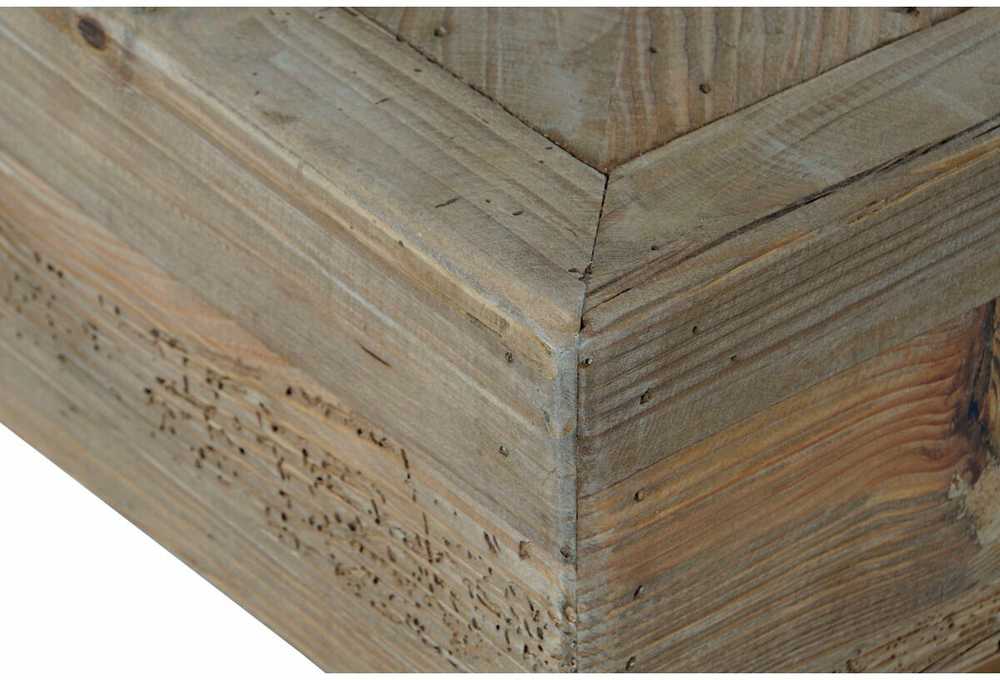 Centrinis stalas Home ESPRIT Ruda pušis 100 x 100 x 36 cm, modelis ...