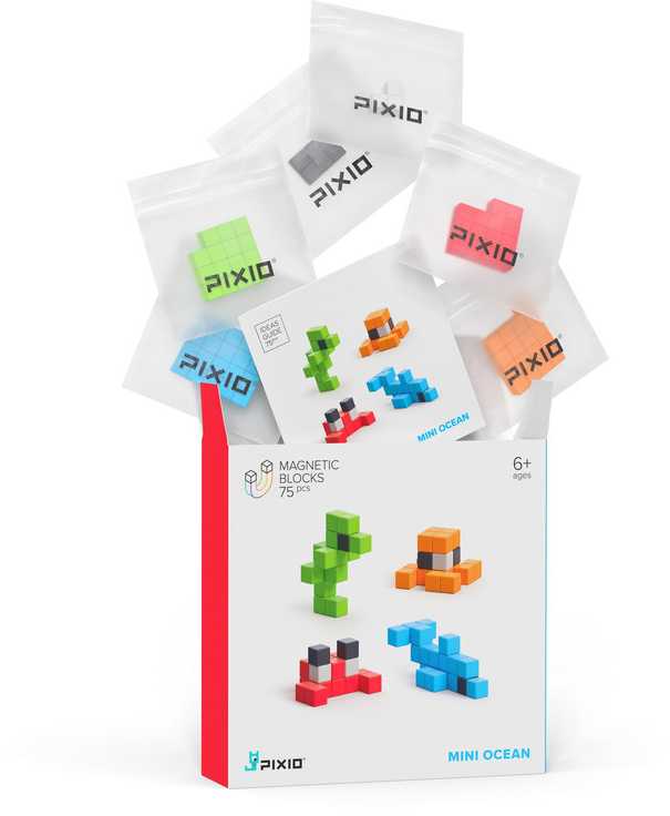 Pixio magnetiniai blokeliai pasakojimų serija - Mini Ocean, žema kaina ...