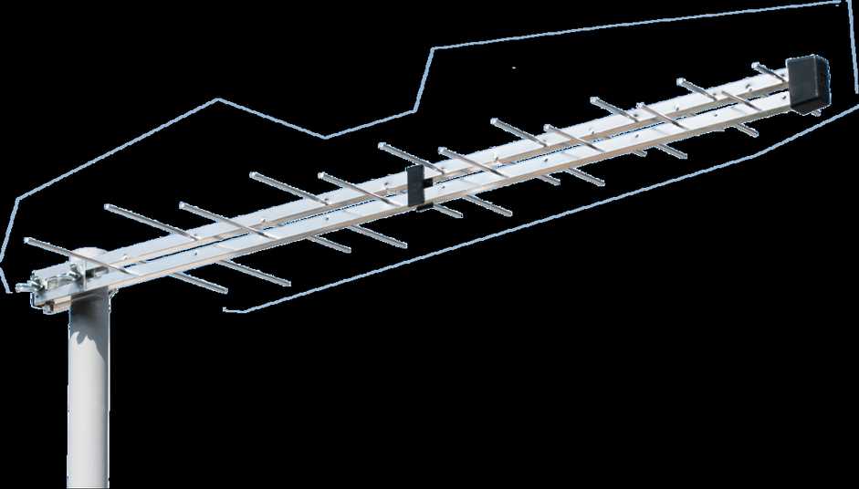 Iskra TV antena eSTAR P-2845 LOG 21-69 Juoda, modelis - S2ICAP-2845 ...