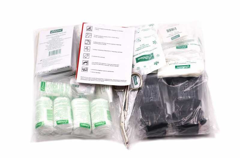 Pirmosios pagalbos rinkinys be dėklo, žema kaina | Varle.lt