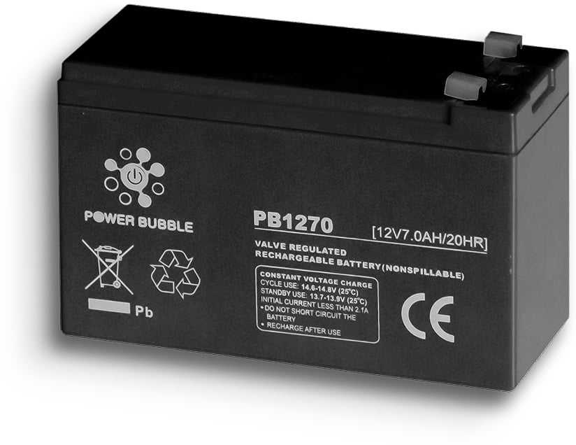 Akumuliatorius Power Bubble PB1207 (7Ah, 12V), žema kaina | Varle.lt