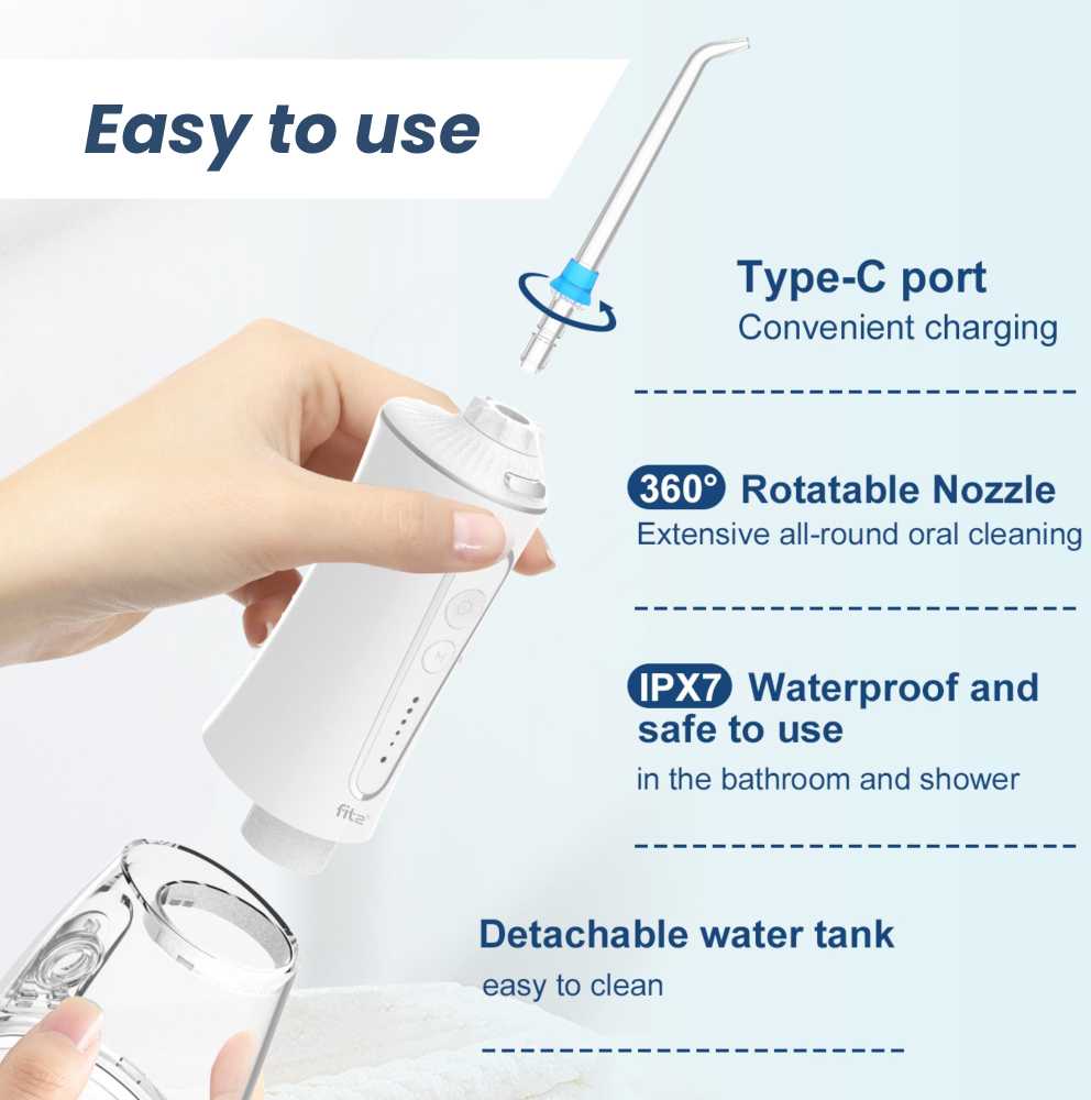 Dantų šepetėlis Burnos irigatorius Fit2 FITHFP11, modelis - FITHFP11 ...