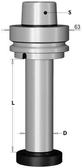 Cmt CUTTER ARBOR W / HSK-F63 SHANK ARBOR 35X100, modelis - 183.361.00 ...