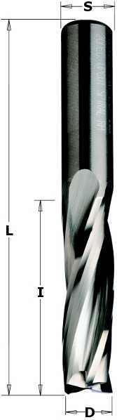 Cmt UP-CUT SPIRAL BIT SOLID HW D=10X32X80 Z3 RH, modelis - 193.100.11 ...