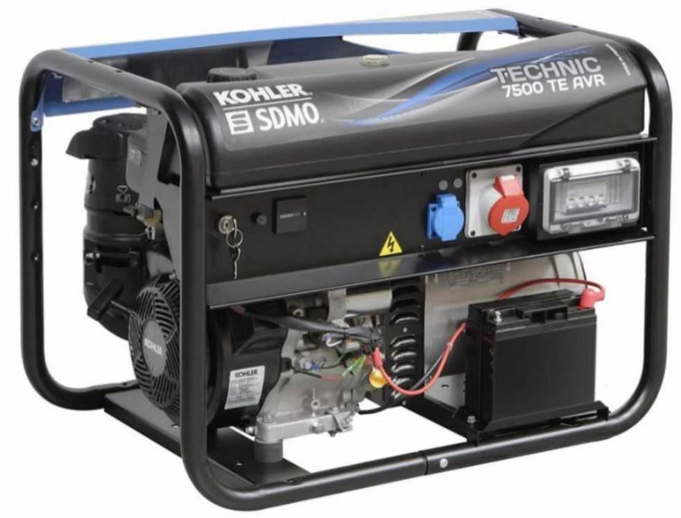 Sdmo Benzininis Kohler Portable Elektros generatorius KOHLER Technic 7500 TE AVR C5, modelis ...
