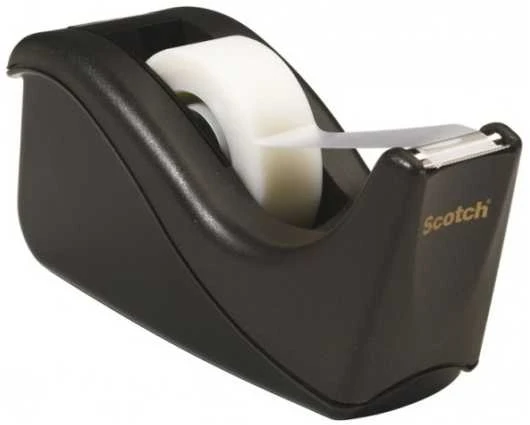 3M Scotch Tischabroller C60, ausklappbar, grau-juodas geschwungenes ...