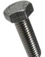 Bossard Sætskrue M8x50 A4 - DIN 933 6kt skruer fuld gevind rustfri A4 ...