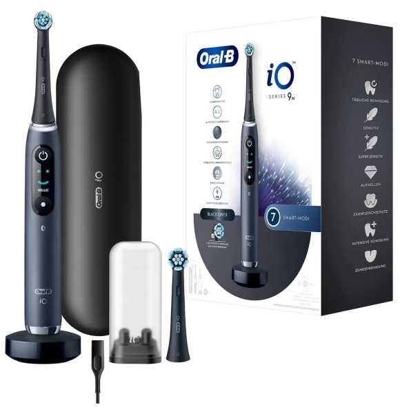 Braun Oral-B iO Series 9N, Adult, Vibrating dantų šepetėlis, Daily care, Gum care, Intense ...