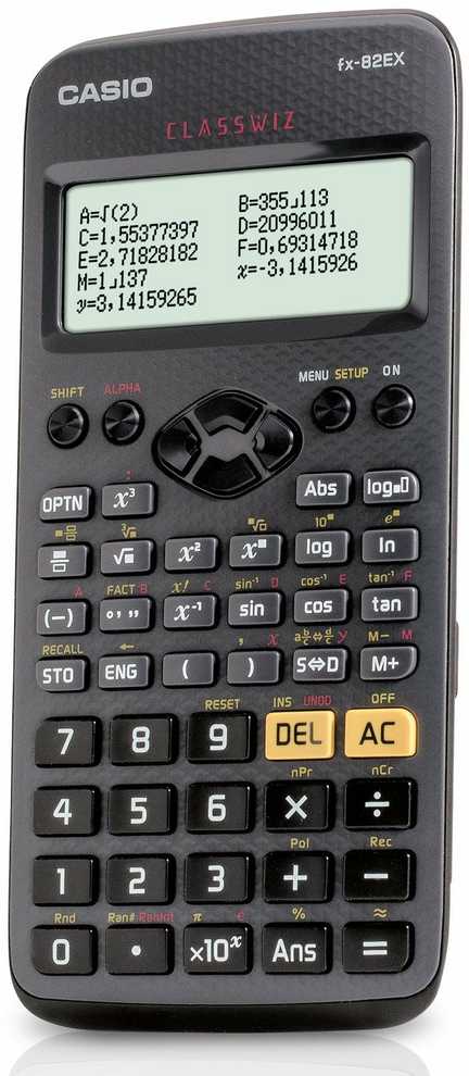 Kalkulator Casio Casio FX-82 CW CLASSWIZ, modelis - 501015, žema kaina | Varle.lt