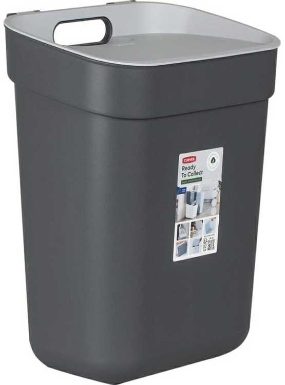 Curver / Keter CURVER WASTE SEGREGATION BIN 10L / DARK GRAY / LIGHT ...