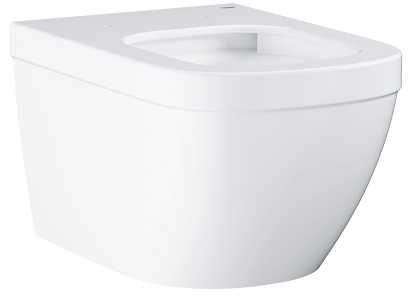 Grohe toilet EuroCeramic Rimless. wall hung. 374x540 mm. Triple Vortex ...