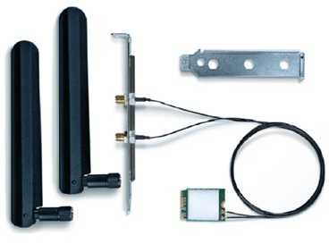 Karta jungiama į tinklą Intel Intel Wi-Fi 6E AX210 Industrial - 2 ...