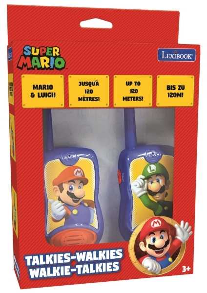 Super Mario Liniex LEXIBOOK - Mario Walkie Talkie (120 m) (20217 ...