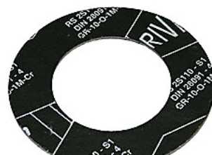 Steffca As Flangepakning 88.9 mm DN 80 - grafit med stålindlæg, modelis ...