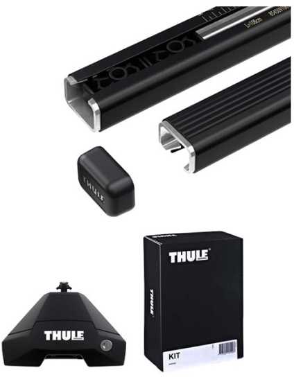 Thule Squarebar Ranger, Ranger Raptor, BT-50, modelis - SA145063S, žema ...