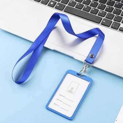 Nailoninė kaklo juostelė raktams, pažymėjimui, rožinio aukso sp., žema ...