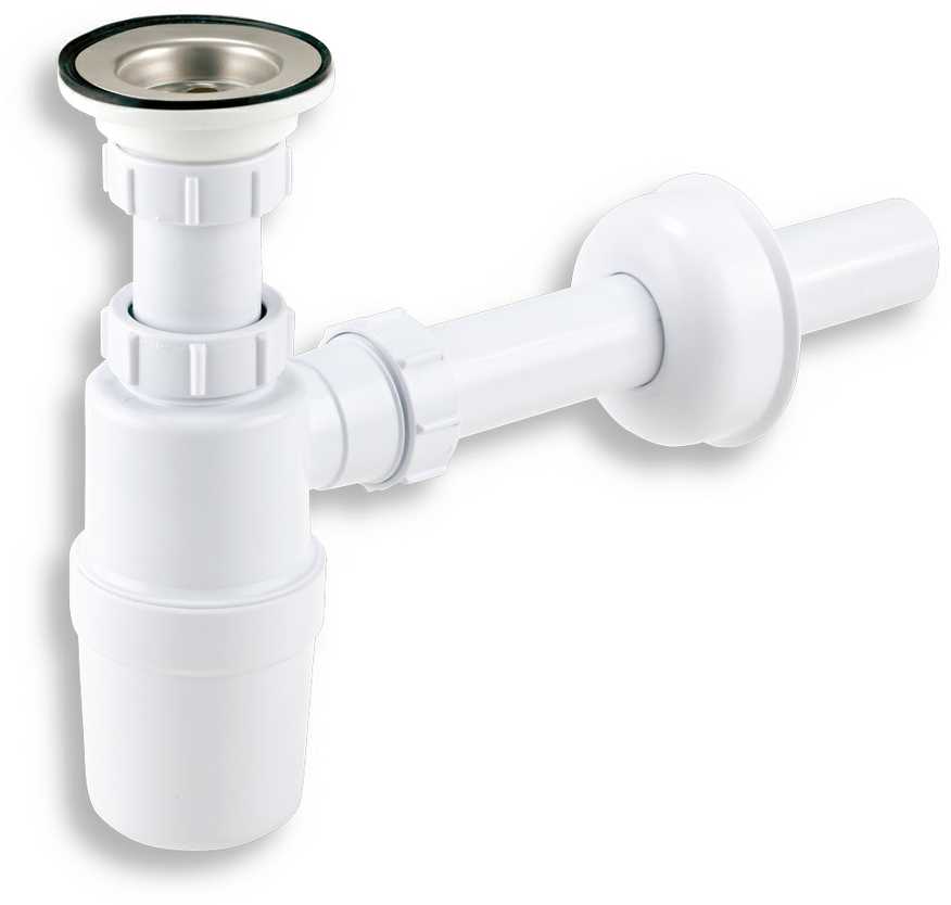 Plastikinis sifonas praustuvui 411.P (150038), žema kaina | Varle.lt