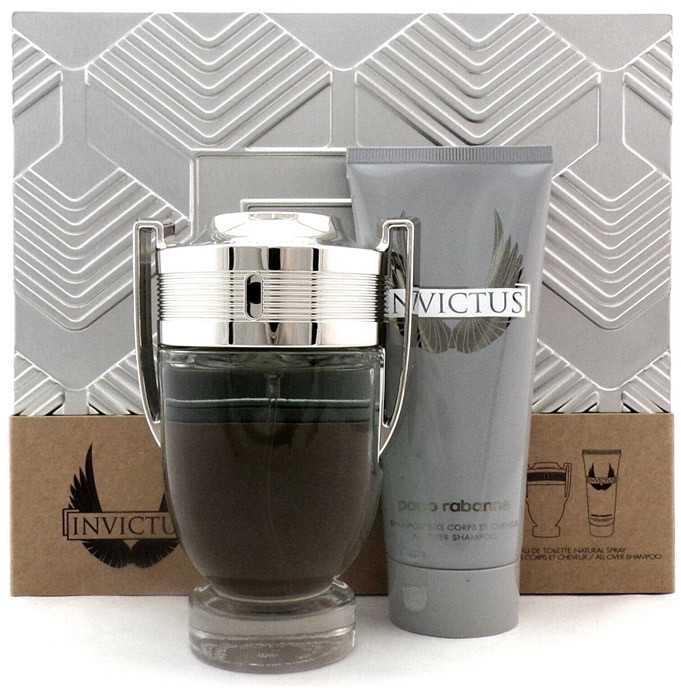 Paco Rabanne Invictus rinkinys vyrams (EDT, 100 ml + parfumuota dušo ...