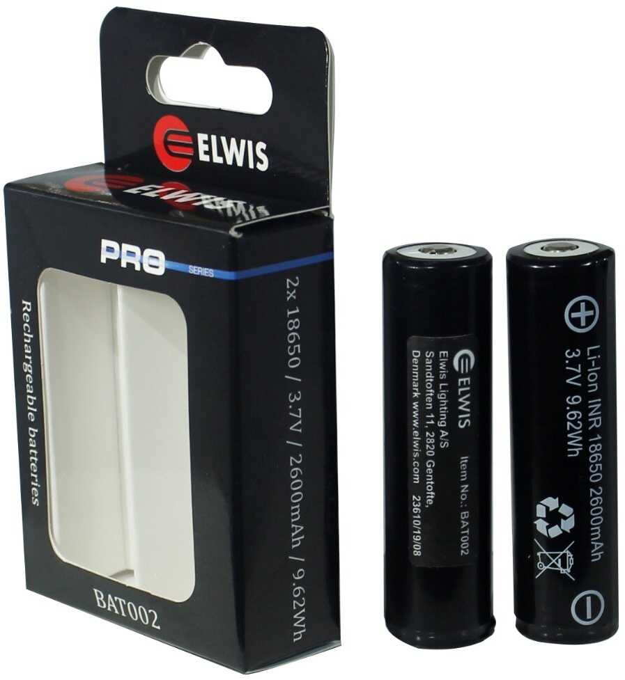 ELWIS Akumuliatorius 18650 3.7V 2600mAh 9.62Wh Li-Ion, žema kaina ...
