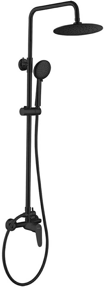 Dušo sistema su maišytuvu Kuchinox SAGRA, PQR_70OB, Juodas, žema kaina ...