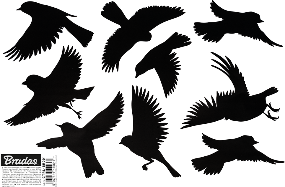 Lipdukai paukščių atbaidymui Bradas SCARE, 9 vnt. / 10 lapų, žema kaina ...