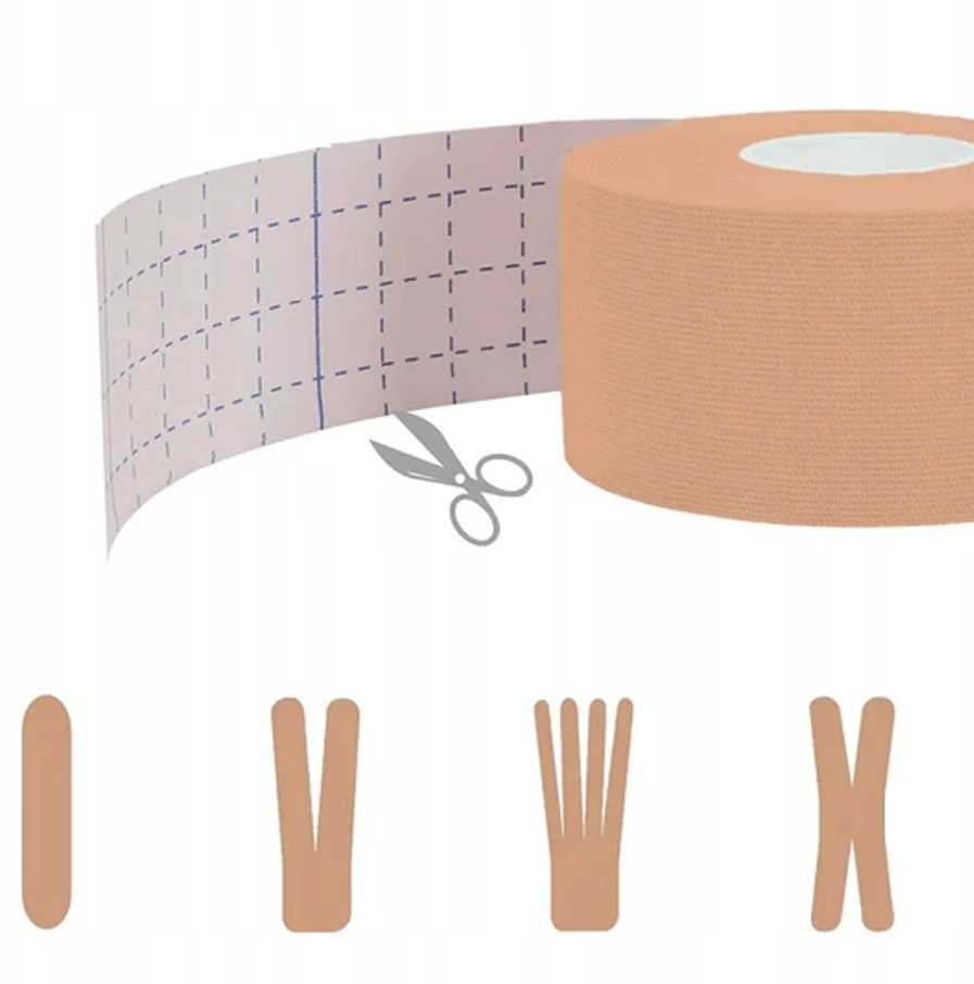 Kineziologinis teipas, kinesio pleistras 5cmx5m, kūno, žema kaina ...