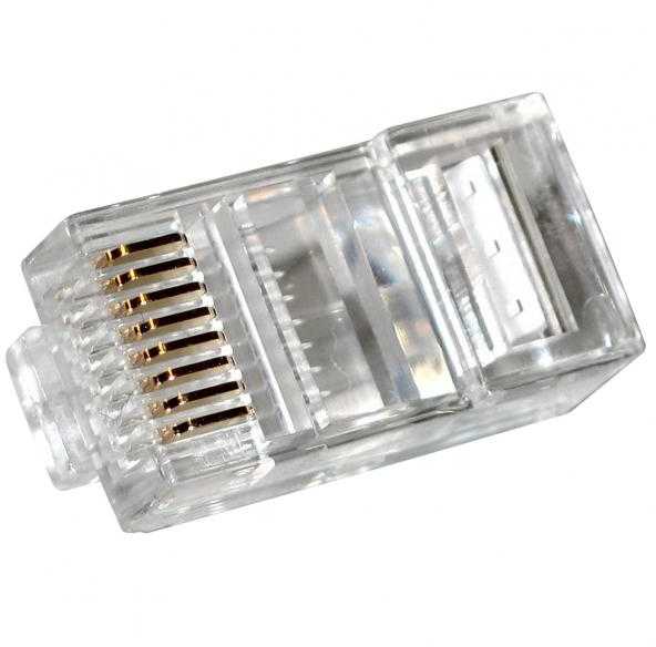 Konektor RJ45, linka, 100-pack, cana za 1 vnt, žema kaina | Varle.lt