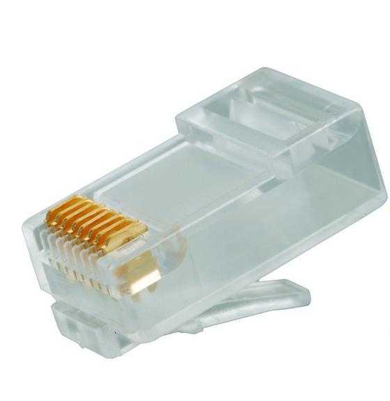 Konektor RJ45, linka, 100-pack, cana za 1 vnt, žema kaina | Varle.lt