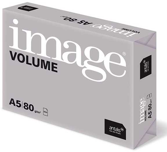 Papier kserograficzny Image, Volume A5, 80 g / m2, balta, 500 arkusza, nadaje się do laser ...