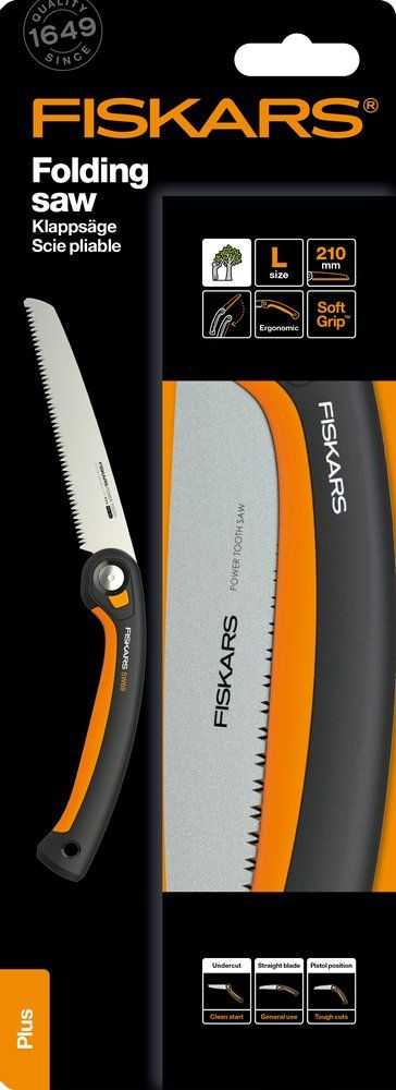Fiskars Plus užlenkiamas pjūklas SW69, modelis - 1067553, žema kaina | Varle.lt