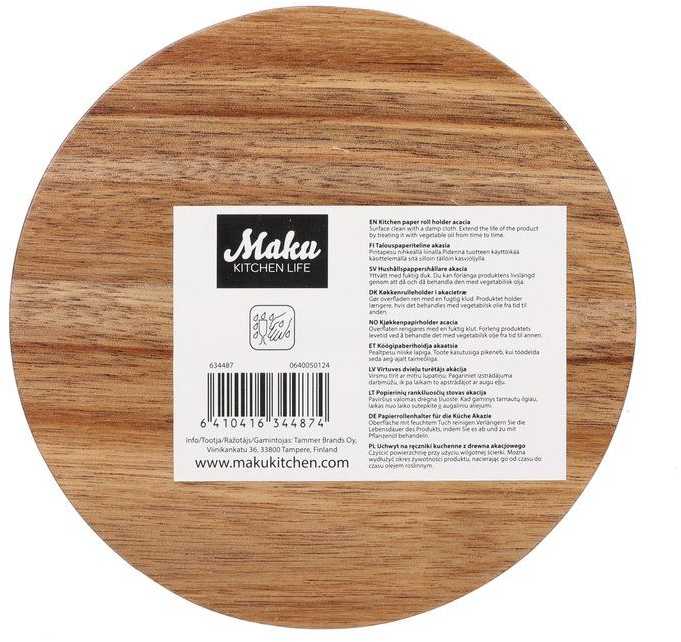 Maku Kitchen Life Kitchen roll holder acacia, modelis - 634487, žema ...