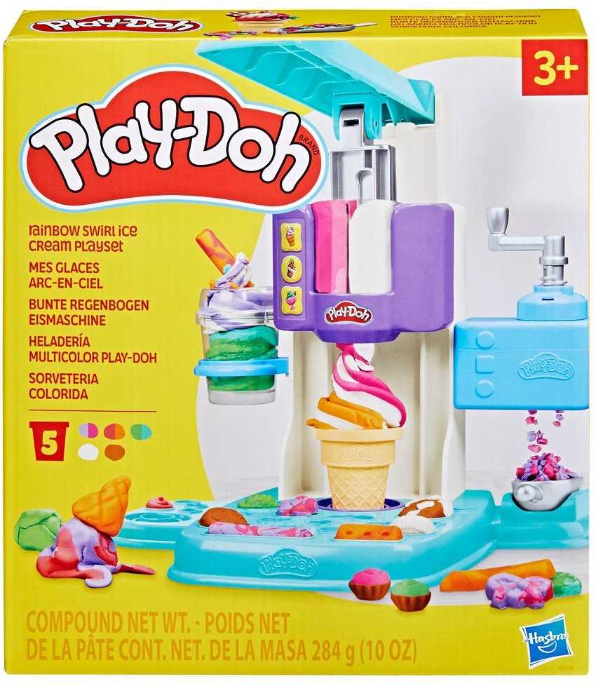 Modeliavimo rinkinys vaikams PLAY DOH Vaivorykštės ledai, modelis - G00285L0, žema kaina | Varle.lt
