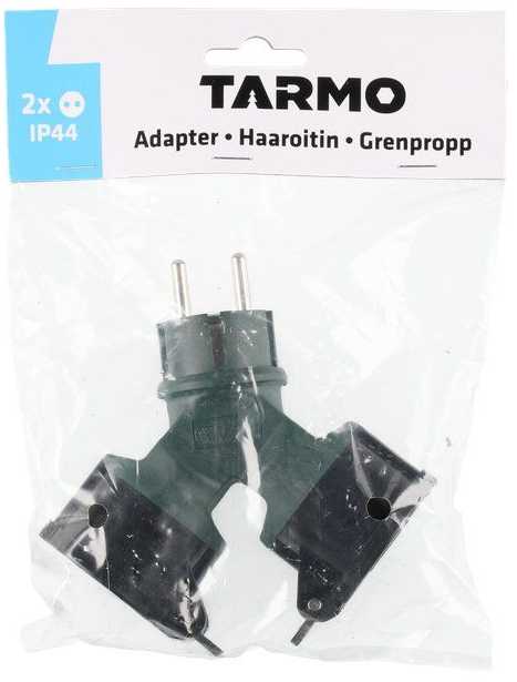 Tarmo Adaptor 2-way IP44, modelis - 614133, žema kaina | Varle.lt