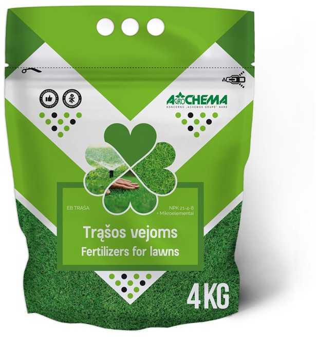 Trąšos vejoms Agrochema, 4kg, žema kaina | Varle.lt
