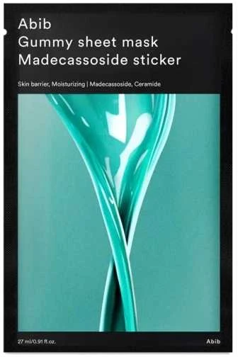 Abib Madecassoside Sticker Moisturizing Sheet Mask (Gummy Sheet Mask ...