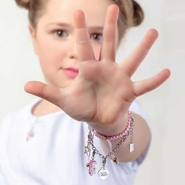 L.O.L Surprise Nadčasový náramek pro dívky LOL Logo L3013STLOL, žema ...