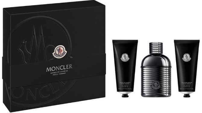 Moncler Sunrise Pour Homme Dárková sada EDP 100 ml a sprchový gel 2 x 100 ml - 100 ml, žema ...