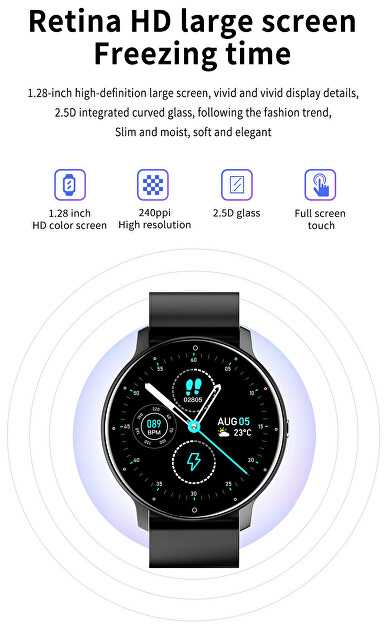 Wotchi Išmanusis laikrodis W02B – juodas, žema kaina | Varle.lt