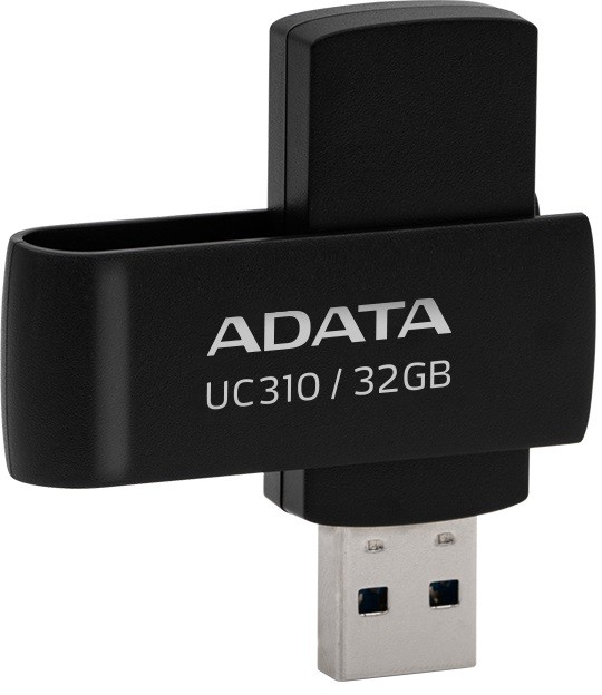 USB laikmena ADATA UC310, 32 GB, modelis - UC310-32G-RBK, žema kaina ...
